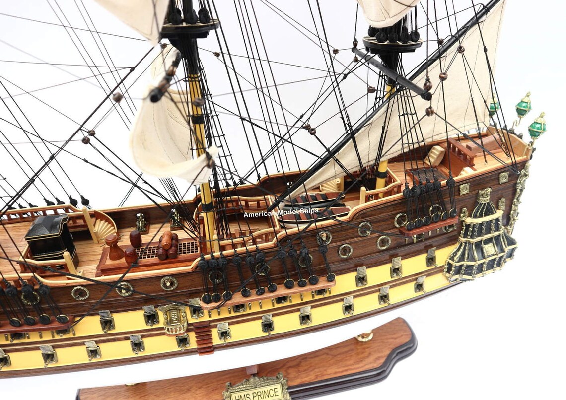 HMS Prince Historic Ship Model 35 Museum Quality - Etsy