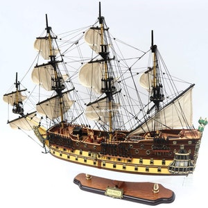 HMS Prince Historic Ship Model 35 Museum Quality Handcrafted Wooden ...