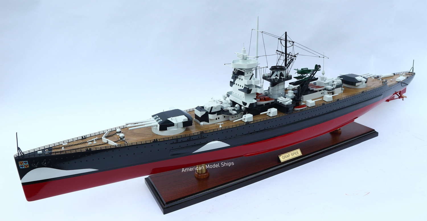 Admiral Graf Spee German Battleship Model 39 Handcrafted - Etsy Canada
