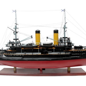 Battleship Borodino - Handcrafted Wooden Ship Model - Etsy