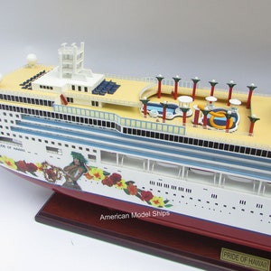 Pride of Hawaii Cruise Ship Model 40" Handcrafted Wooden Model - Etsy