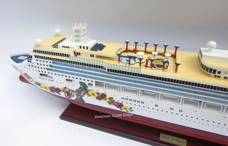 Pride of Hawaii Cruise Ship Model 40" Handcrafted Wooden Model - Etsy