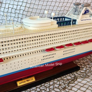 Sapphire Princess Cruise Ship Model 32" Handmade Wooden Model - Etsy