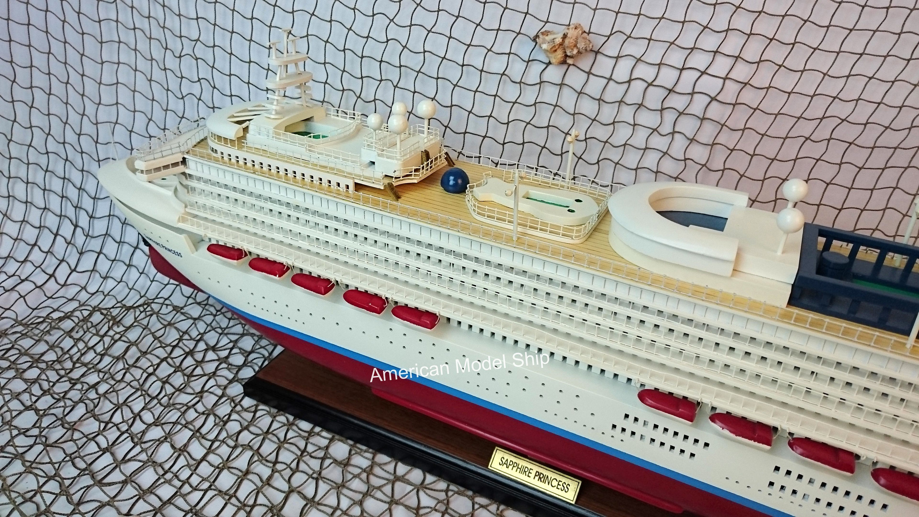 Sapphire Princess Cruise Ship Model 32 Handmade Wooden Model - Etsy