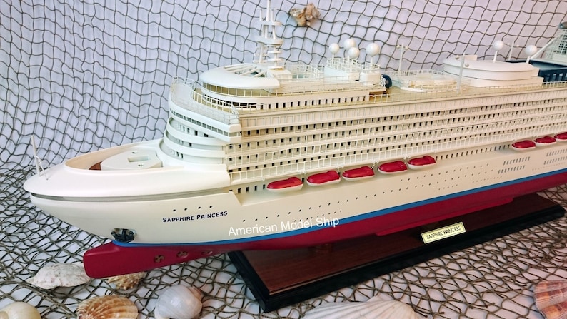 Sapphire Princess Cruise Ship Model 32 Handmade Wooden Model - Etsy