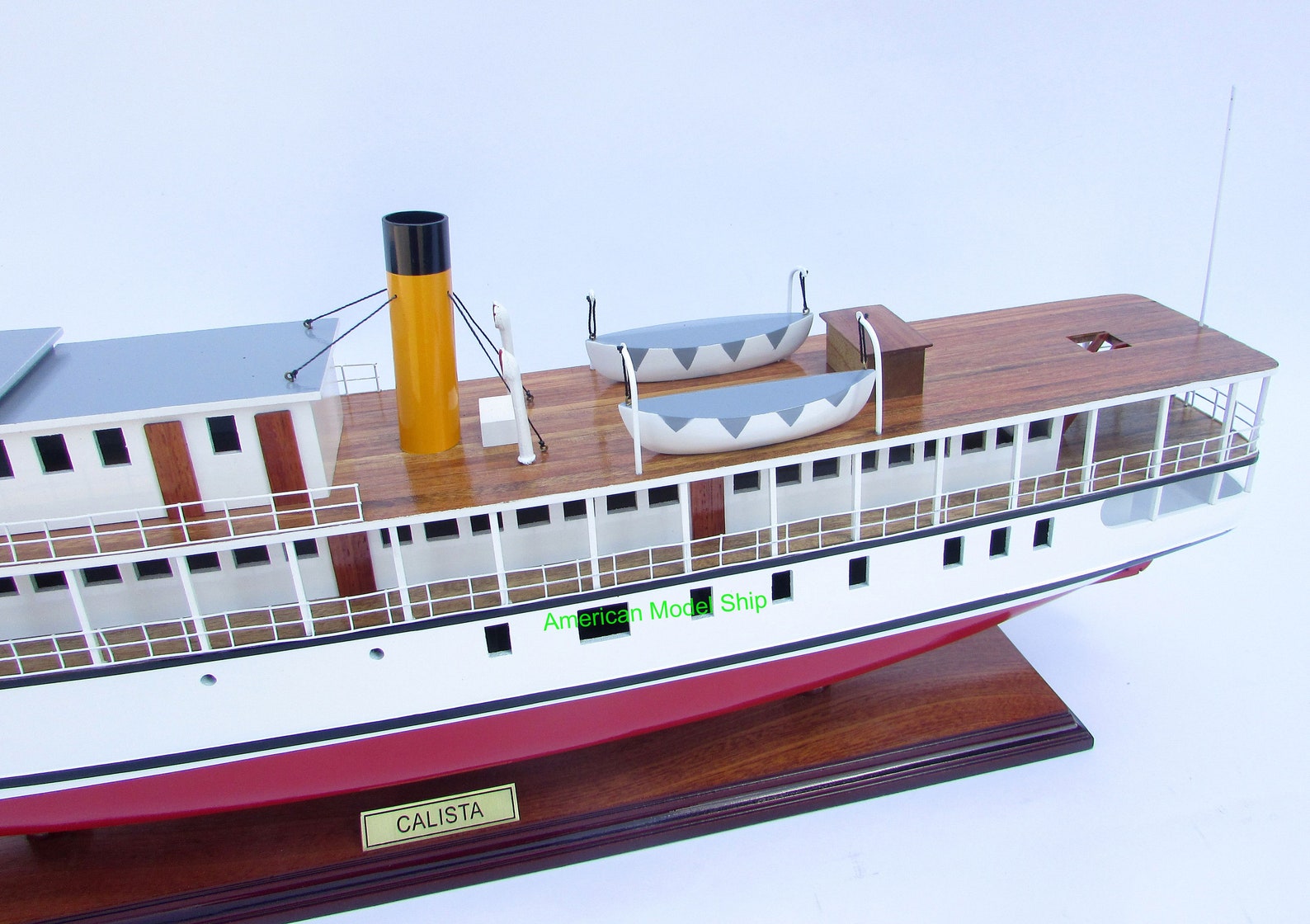 Calista Steamboat Ship Model 28" Handcrafted Wooden Ship Model - Etsy