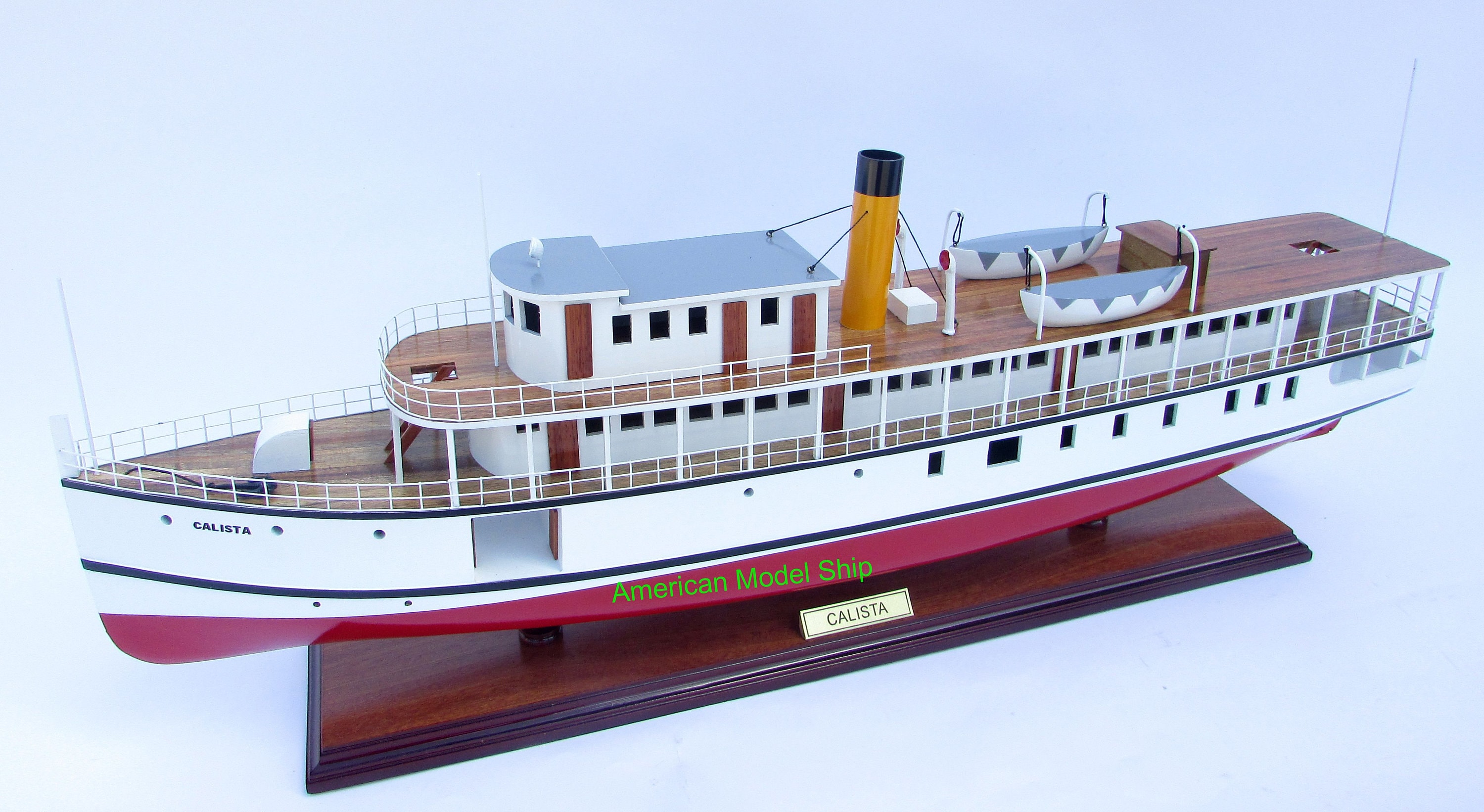 Calista Steamboat Ship Model 28" Handcrafted Wooden Ship Model - Etsy