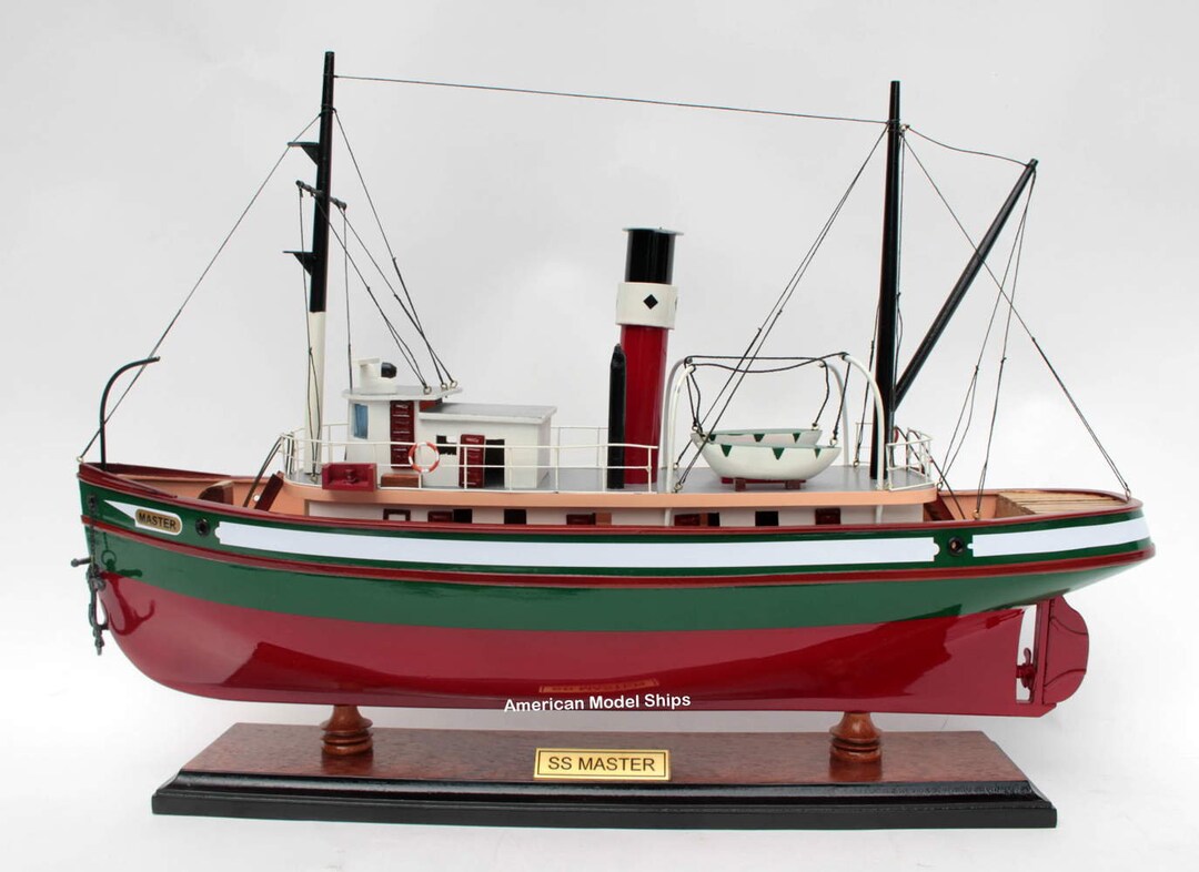 SS Master Steam Tugboat Built 1922 Model 20 Handcrafted Wooden Model - Etsy