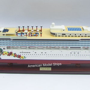 Pride of Hawaii Cruise Ship Model 40" Handcrafted Wooden Model - Etsy