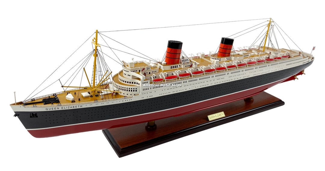RMS Queen Elizabeth Museum Quality Model 40″ - Etsy