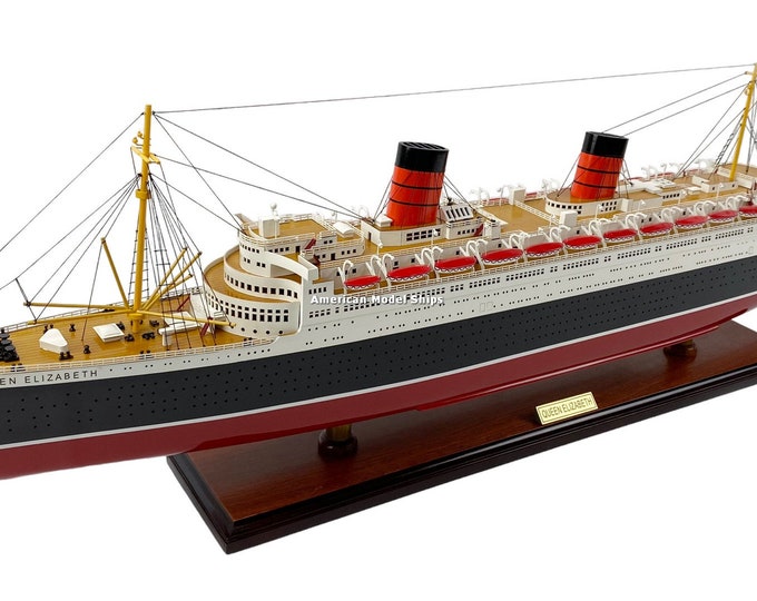 RMS Queen Elizabeth Museum Quality Model 40″ - Etsy