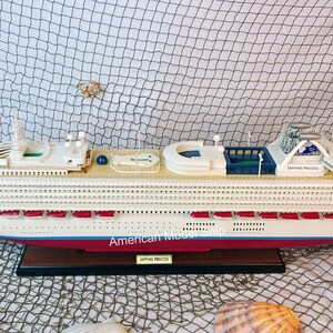 Sapphire Princess Cruise Ship Model 32" Handmade Wooden Model - Etsy