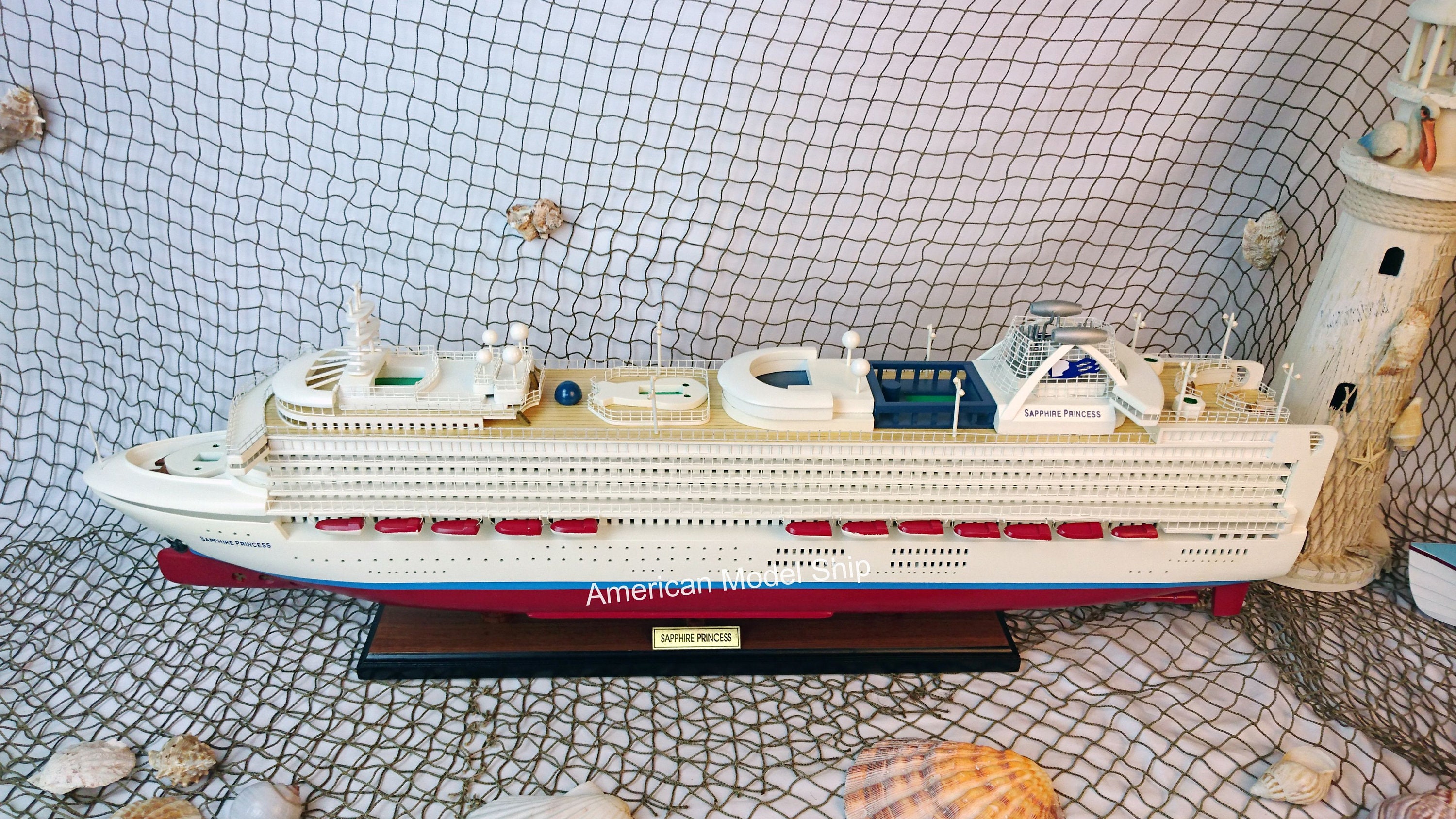 Sapphire Princess Cruise Ship Model 32 Handmade Wooden Model - Etsy