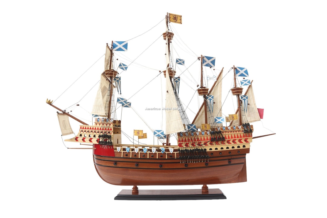 Great Michael Handcrafted Wooden Ship Model Ready Display - Etsy