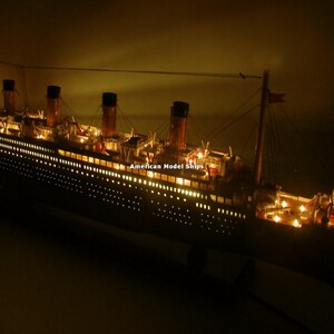 RMS Titanic Special Museum Quality Model With Lights 40 Handcrafted ...