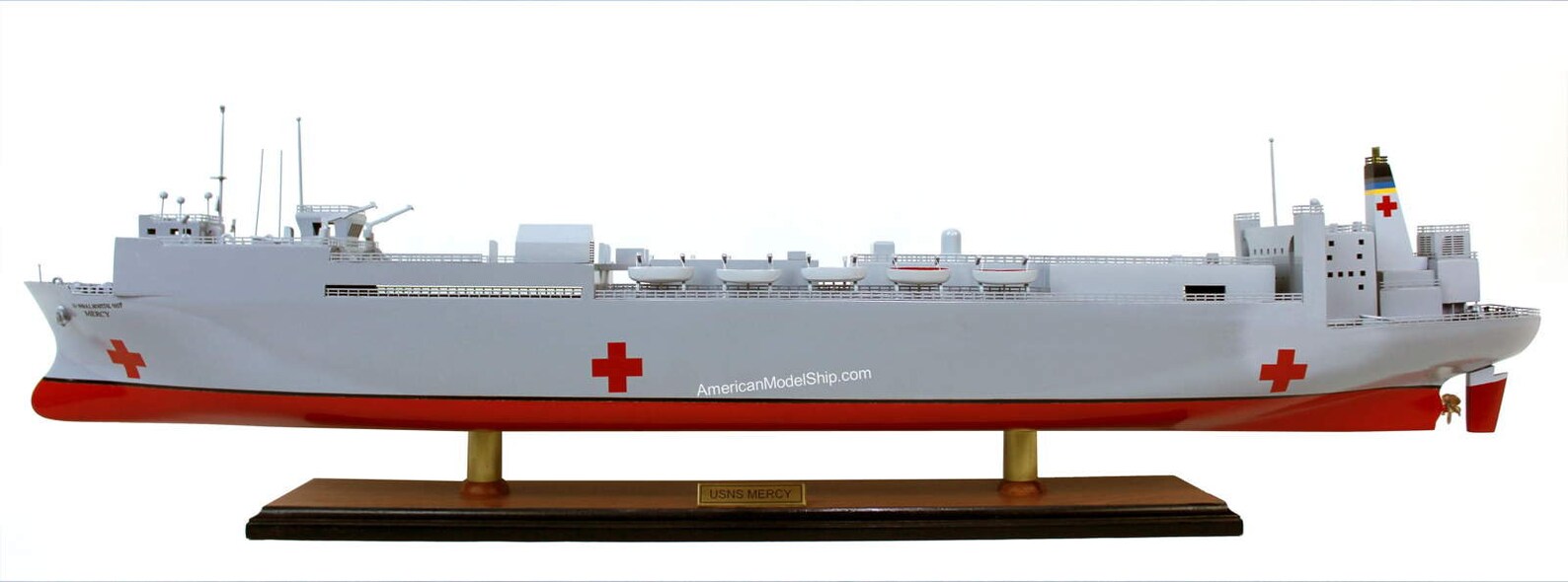 USNS MERCY T-AH 19 Hospital Ship Model 36 Handcrafted - Etsy
