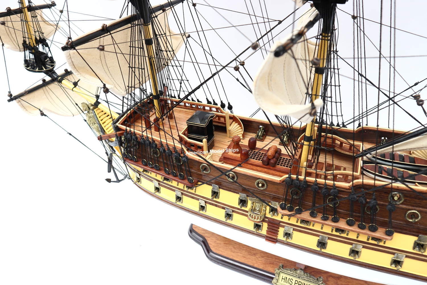 HMS Prince Historic Ship Model 35 Museum Quality Handcrafted Wooden ...