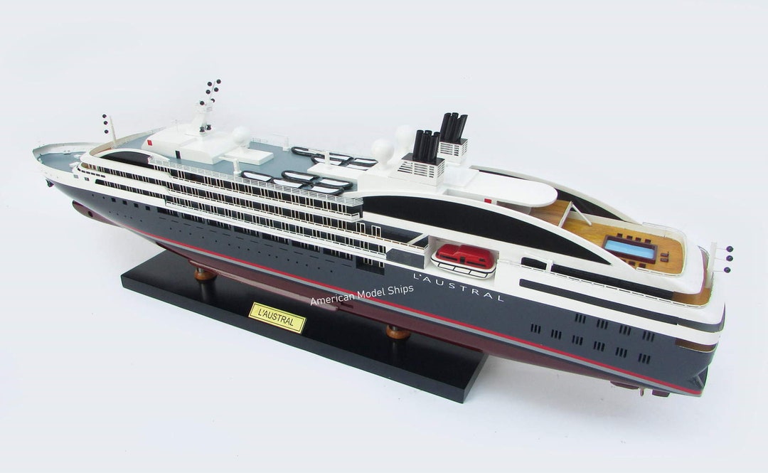L'AUSTRAL Cruise Ship Model 28 Handcrafted Wooden Model - Etsy