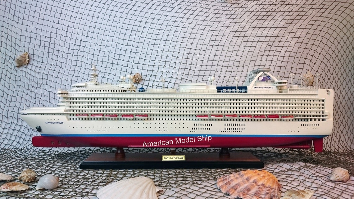 Sapphire Princess Cruise Ship Model 32 Handmade Wooden Model - Etsy