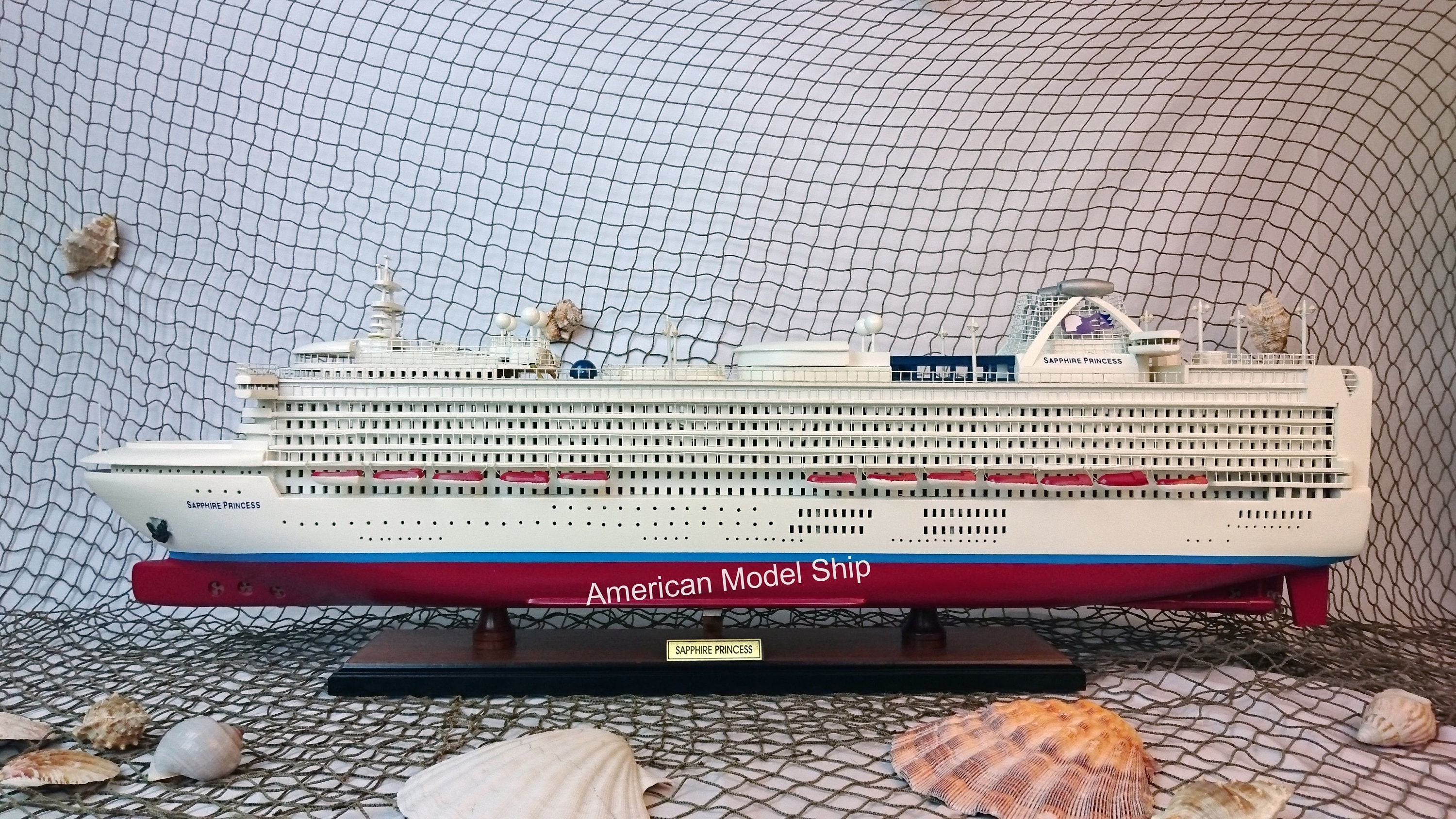 Sapphire Princess Cruise Ship Model 32 Handmade Wooden Model - Etsy