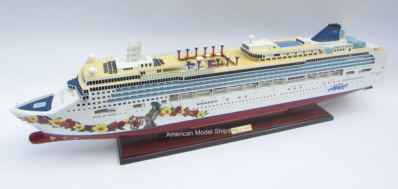 Pride of Hawaii Cruise Ship Model 40" Handcrafted Wooden Model - Etsy