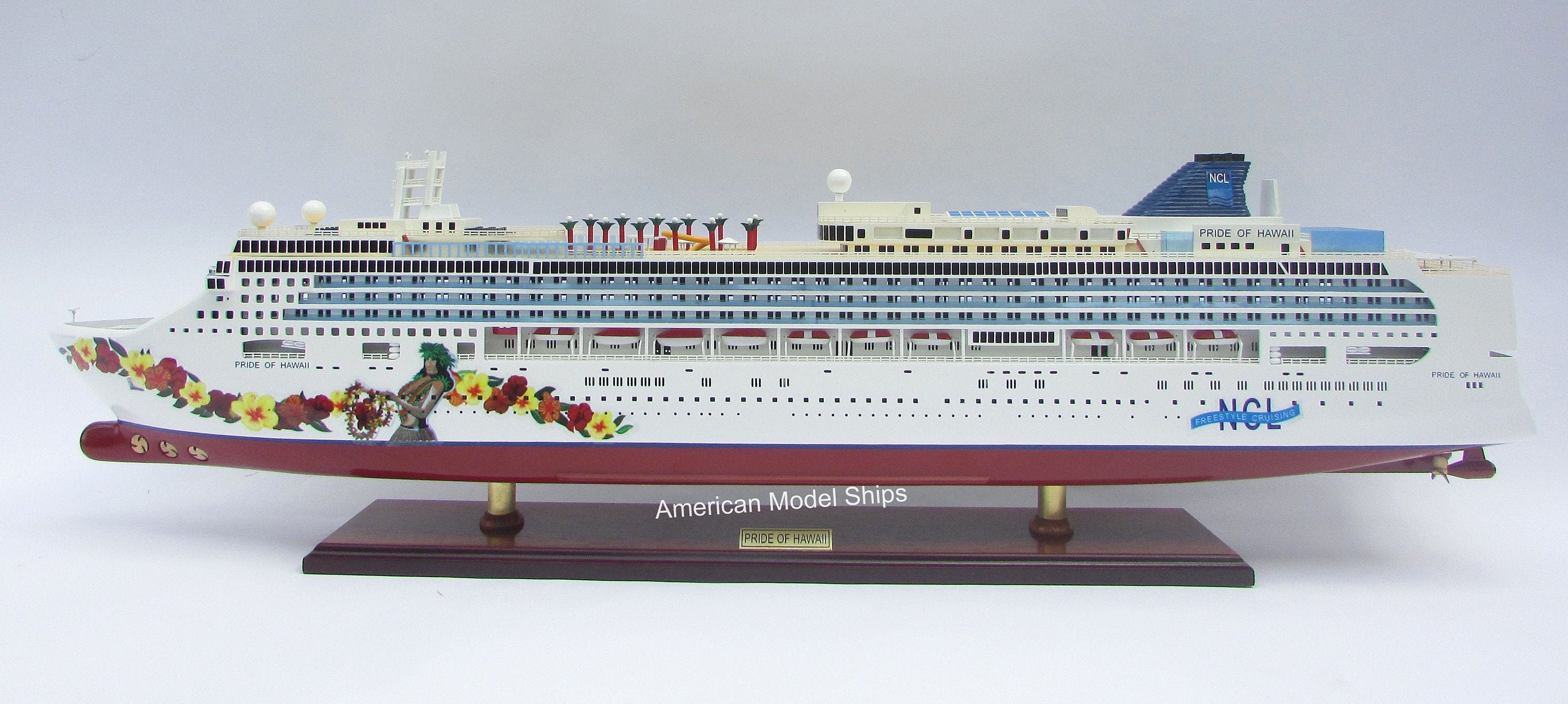 Pride of Hawaii Cruise Ship Model 40" Handcrafted Wooden Model - Etsy