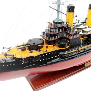 Battleship Borodino - Handcrafted Wooden Ship Model - Etsy