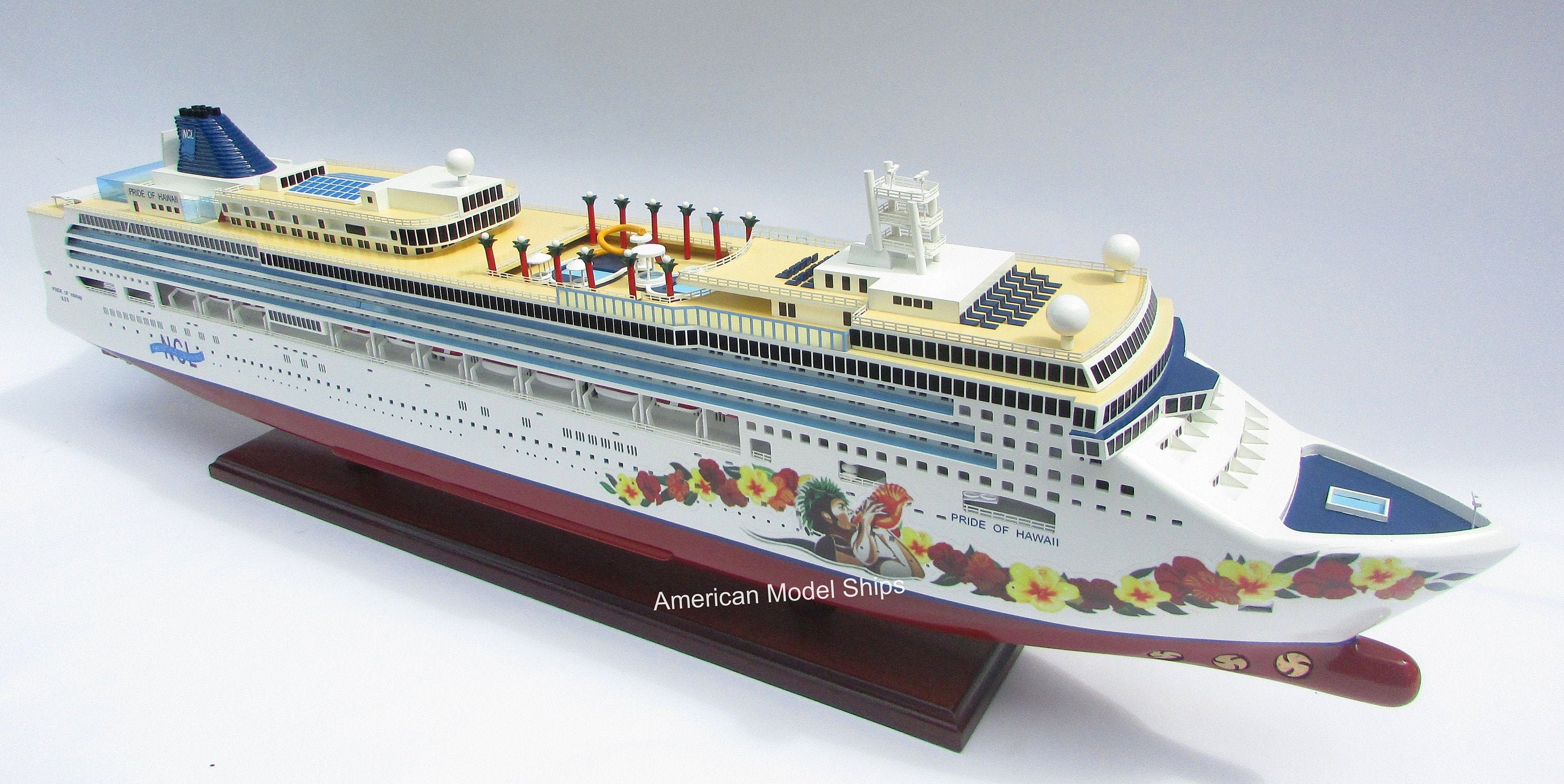 Pride of Hawaii Cruise Ship Model 40" Handcrafted Wooden Model - Etsy