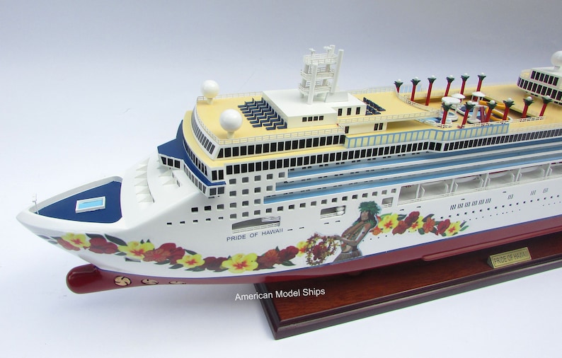 Pride of Hawaii Cruise Ship Model 40" Handcrafted Wooden Model - Etsy