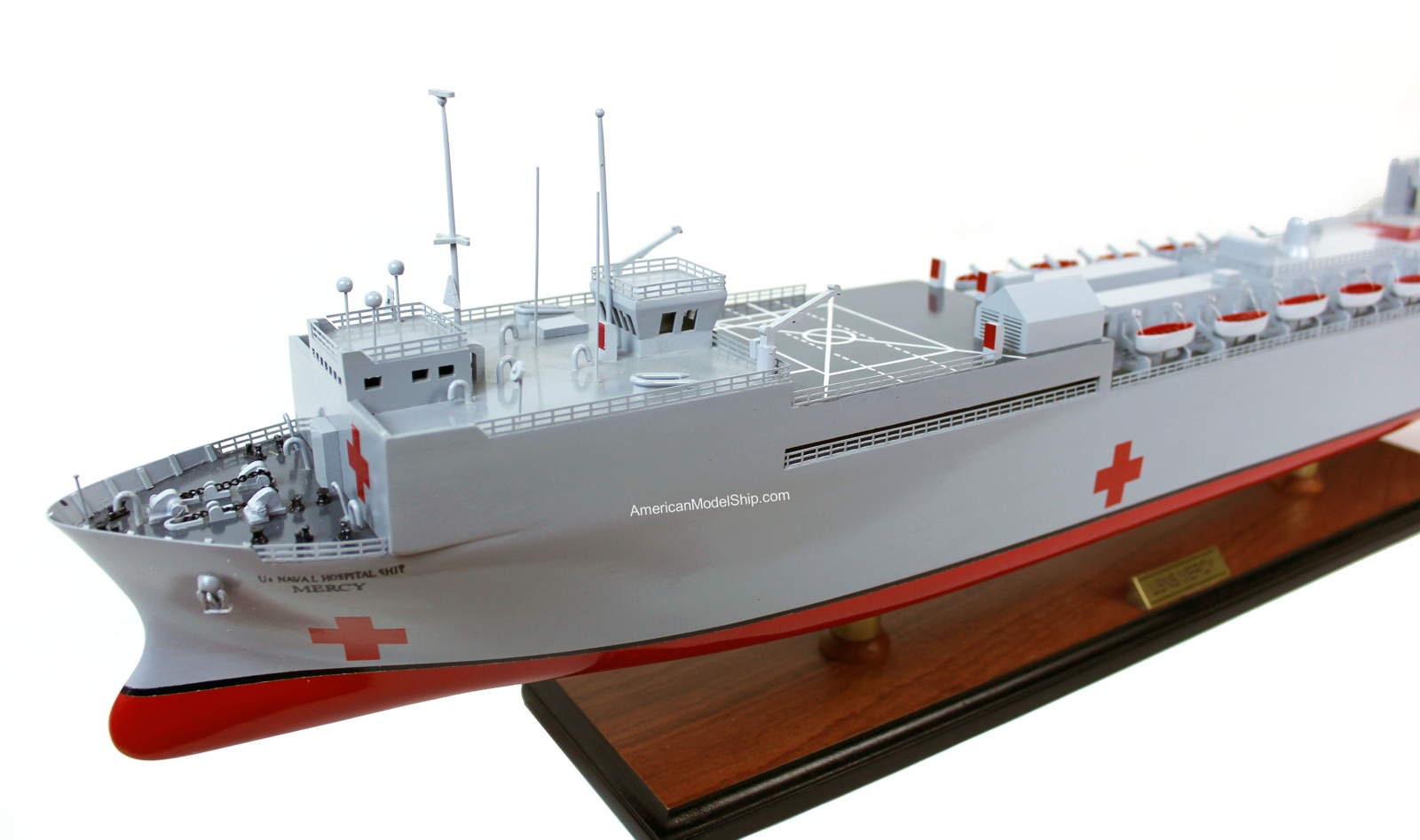 USNS MERCY T-AH 19 Hospital Ship Model 36 Handcrafted - Etsy