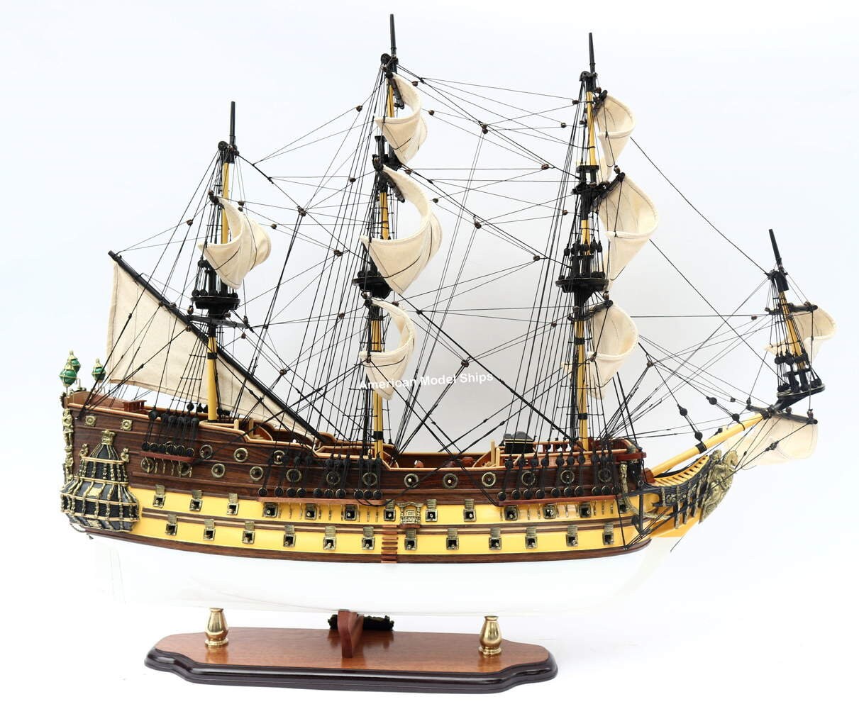 HMS Prince Historic Ship Model 35 Museum Quality Handcrafted Wooden ...