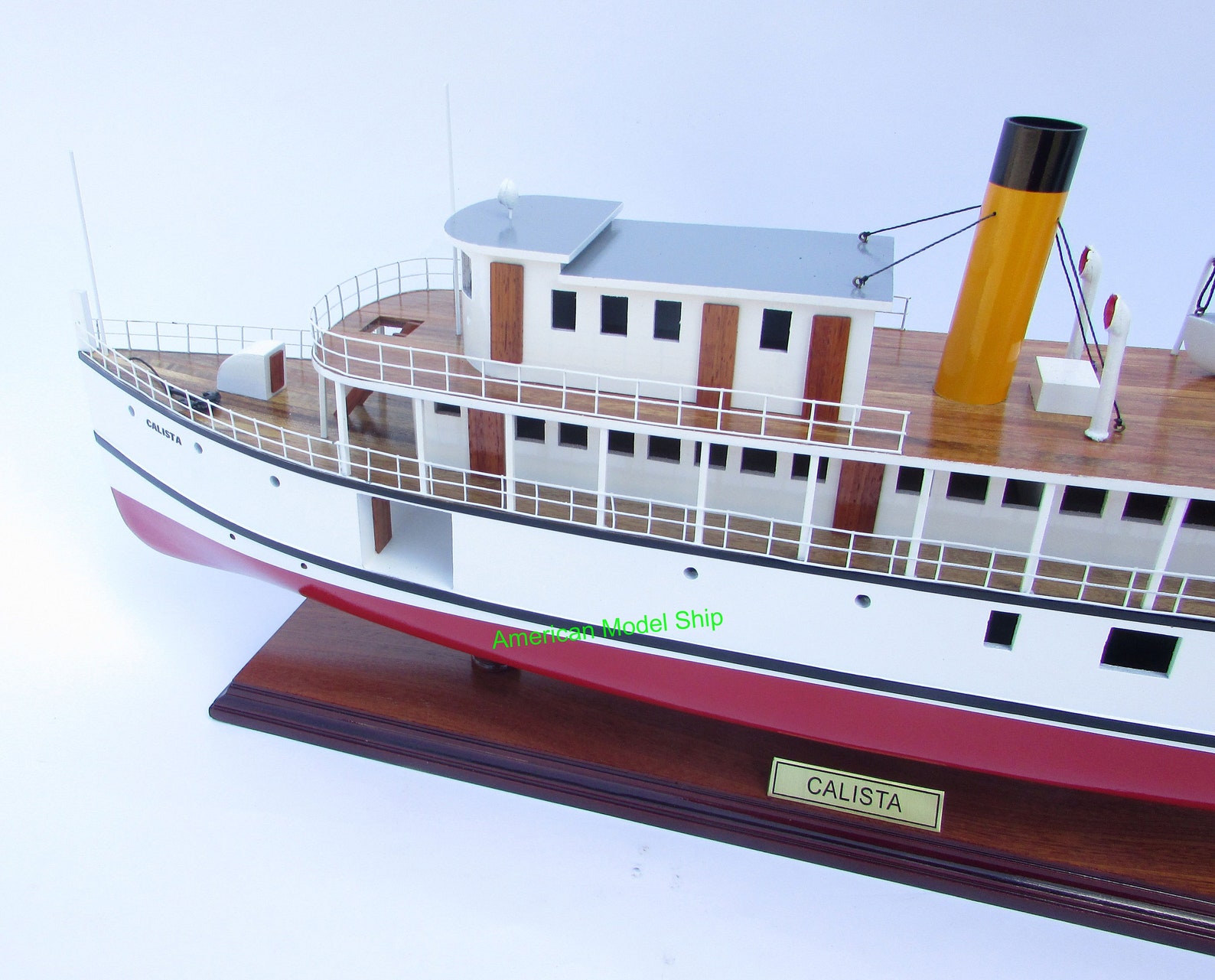 Calista Steamboat Ship Model 28" Handcrafted Wooden Ship Model - Etsy