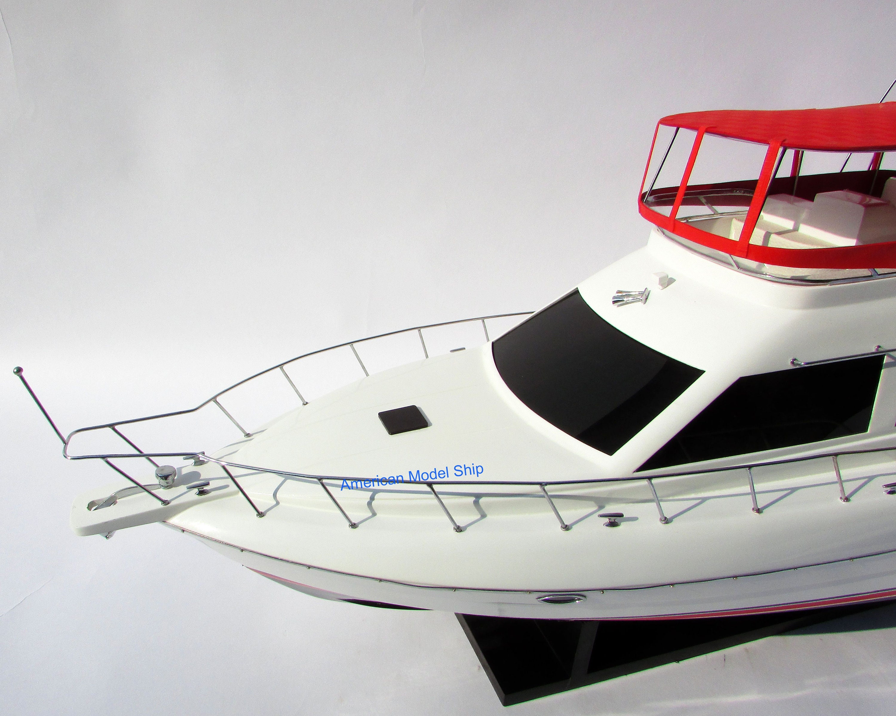 Silverton 42 Convertible Model Yachts Handcrafted Wooden Boat Model - Etsy