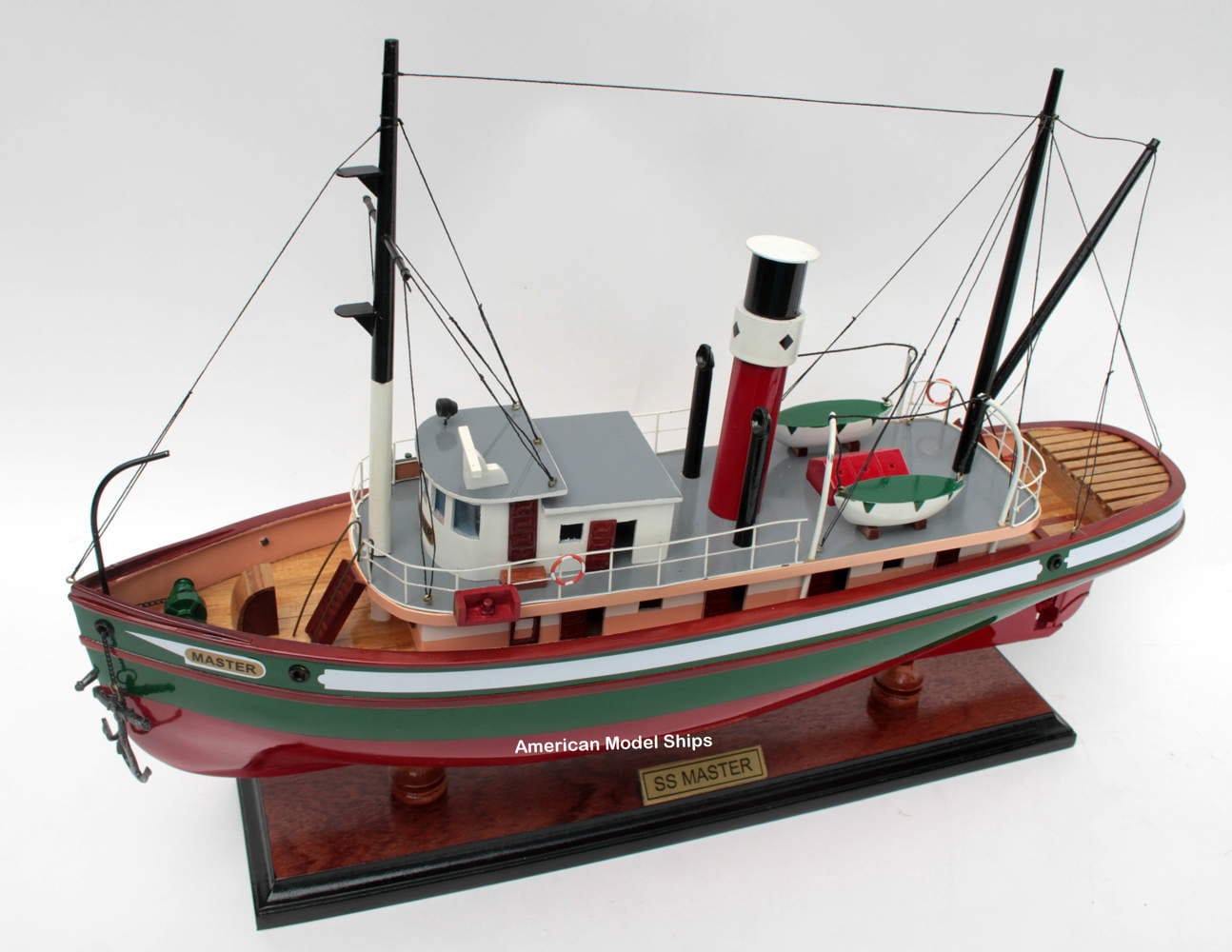 SS Master Steam Tugboat Built 1922 Model 20 Handcrafted Wooden Model - Etsy