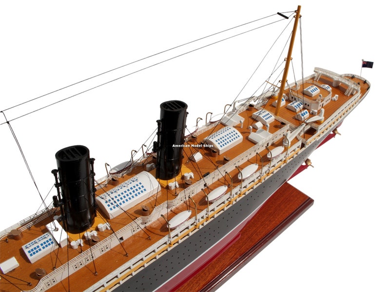 RMS Lusitania Cunard Line Ocean Liner Wooden Ship Model 40 - Etsy