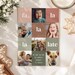 Minimalist Photo New Year Card Template, Printable Simple New Year Card ...