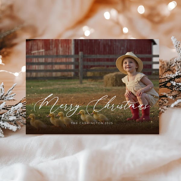 Rustic Holiday Cards - Etsy