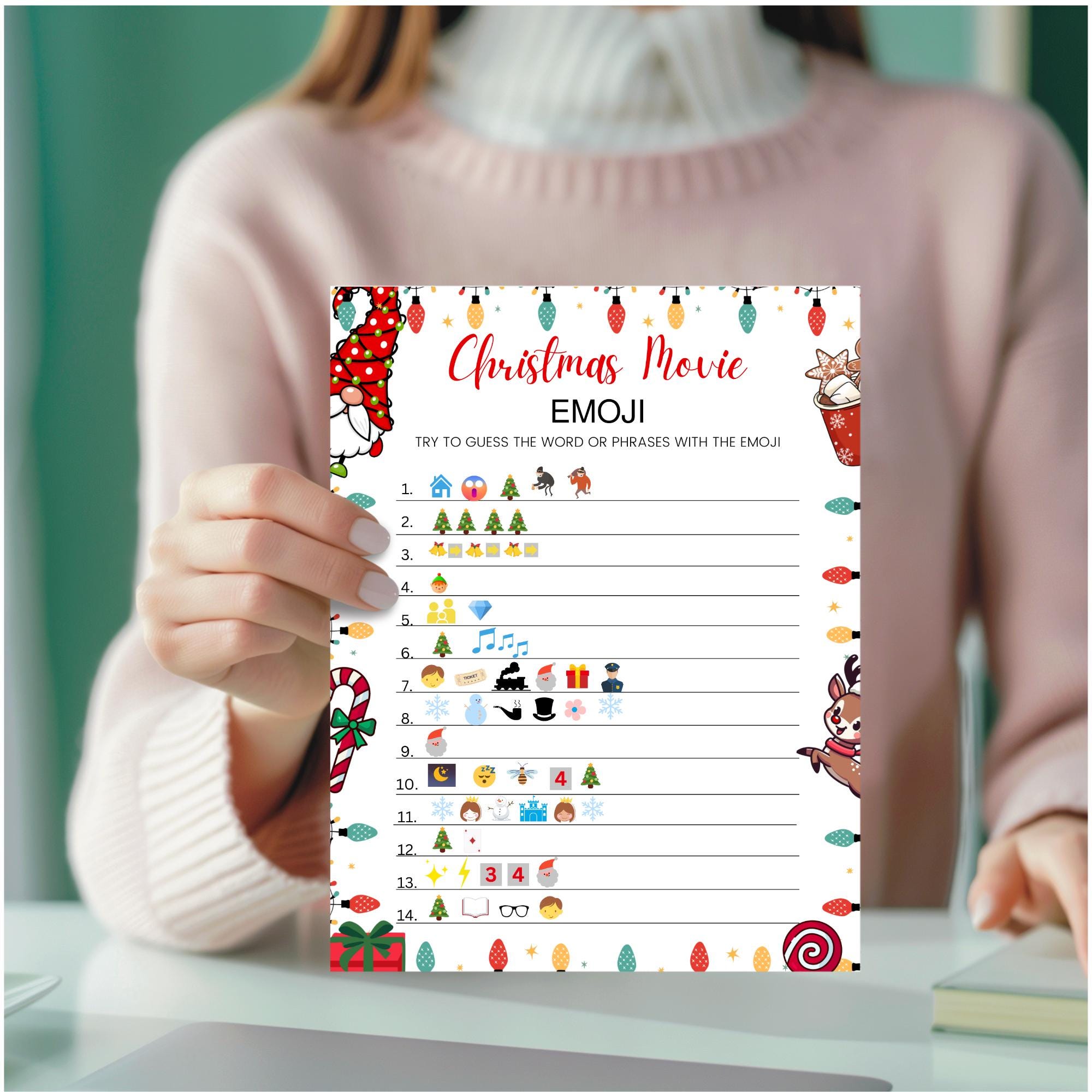 Christmas Movie Emoji Game, Christmas Movie Trivia, Christmas Games ...