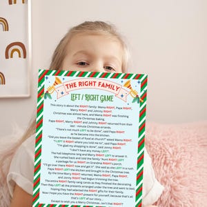 Left Right Game for Christmas, the Wright Family Funny Stories, Pass ...