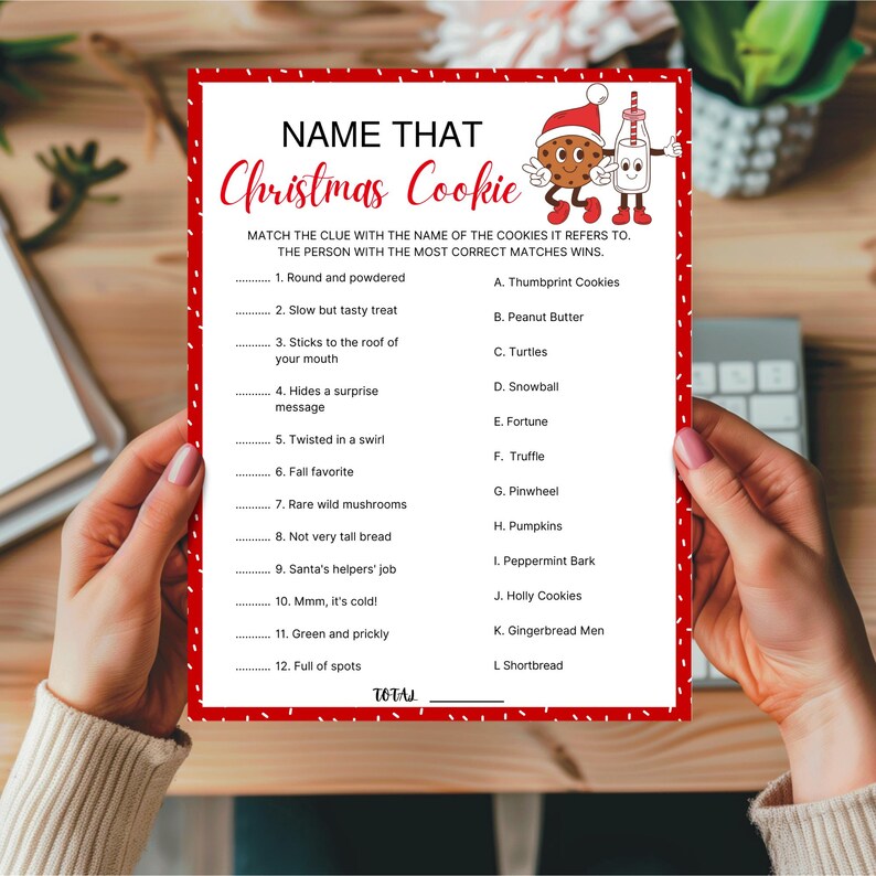 Christmas Cookies Game, Holiday Christmas Trivia, Christmas Games ...