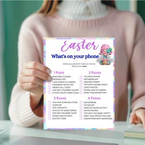 Easter What's on Your Phone Game, Easter Games Group Adults, Easter ...