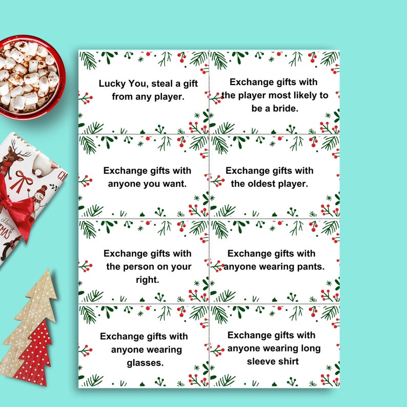 White Elephant Gift Game, Pass the Gift Game, Christmas Games Gift ...