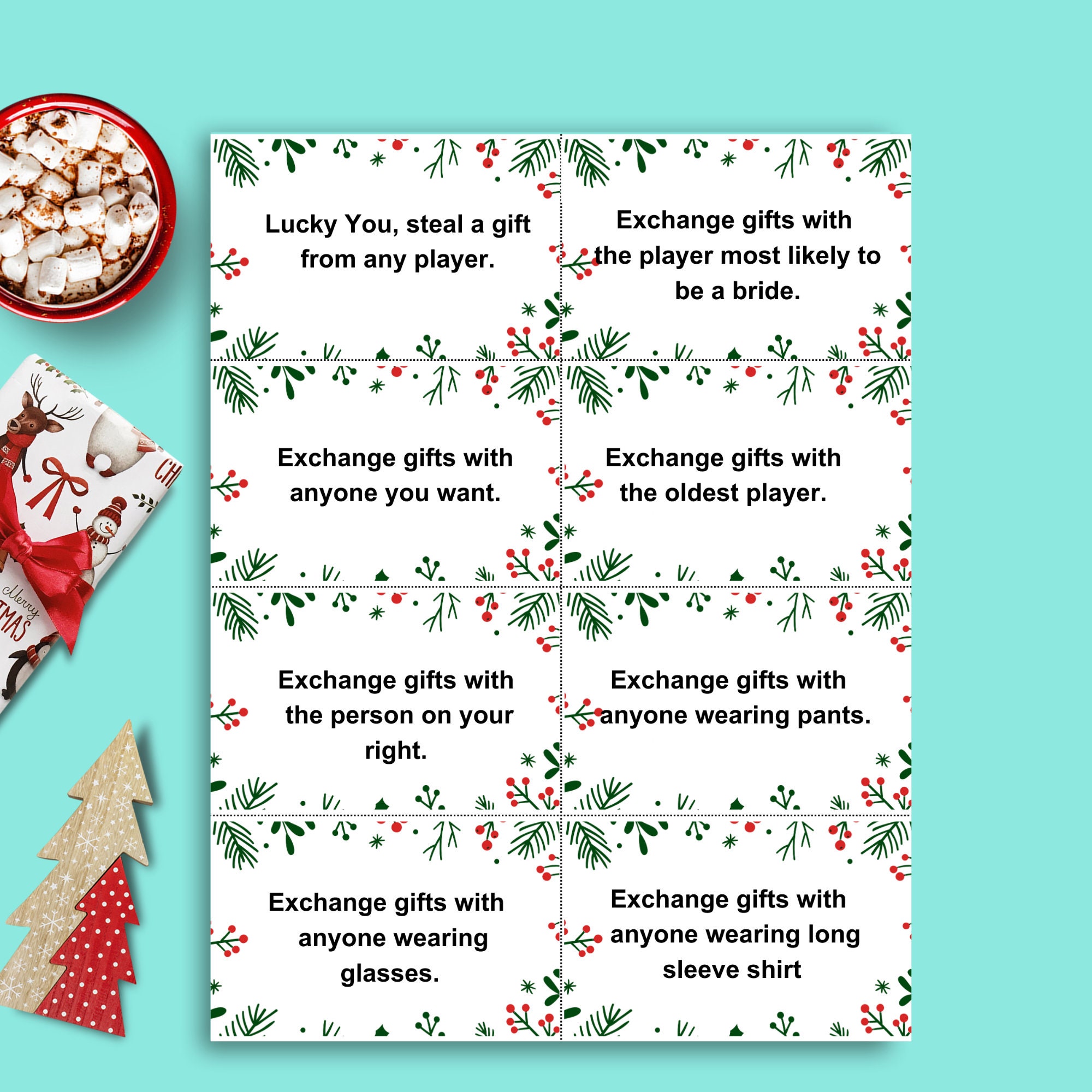 White Elephant Gift Game, Pass the Gift Game, Christmas Games Gift ...