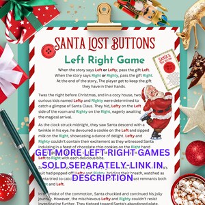 Left Right Christmas Game, Funny Fruitcake Christmas Story, Pass the ...