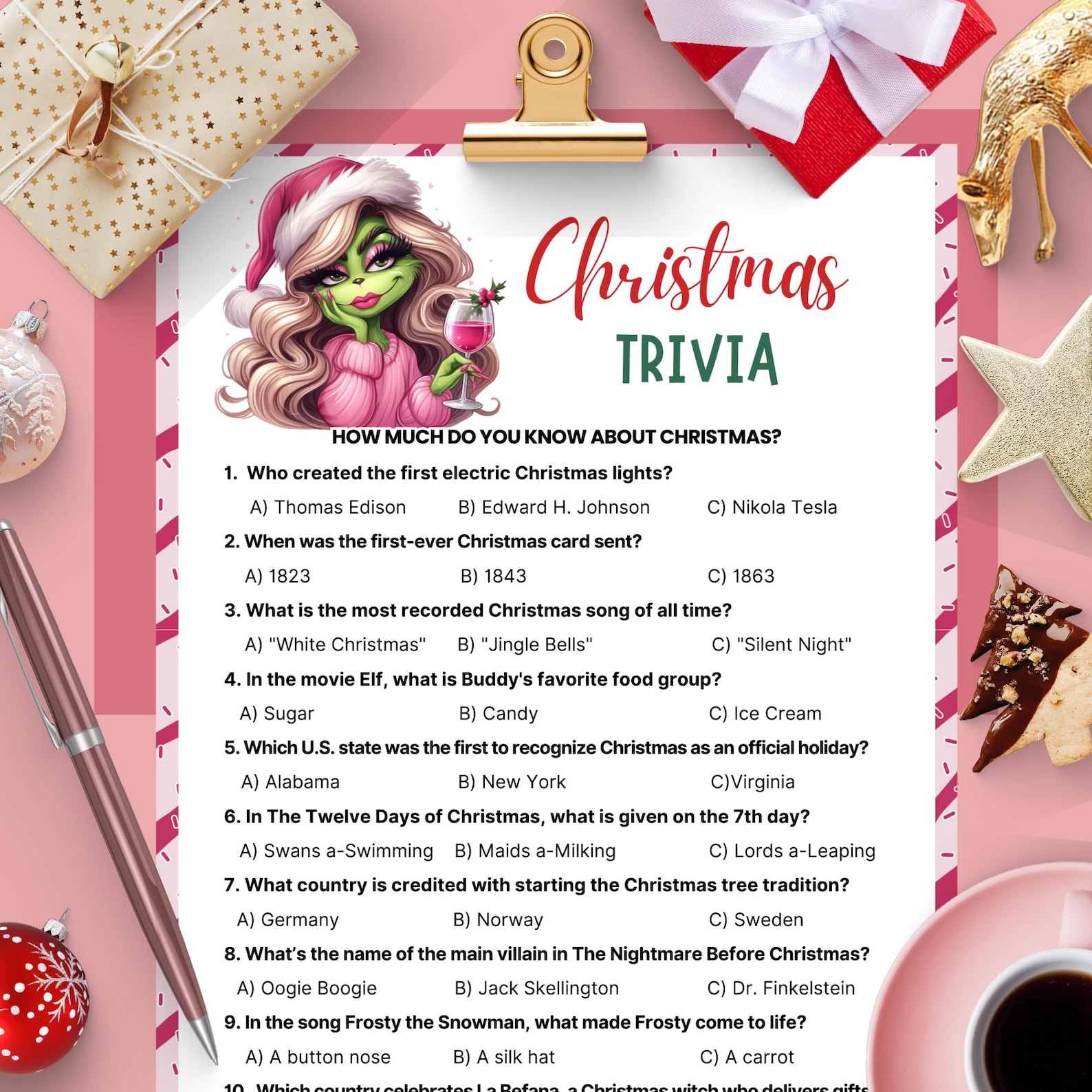 Christmas Trivia Games, Fun Trivia Questions, Christmas Games Groups ...