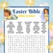 Easter Word Search Puzzle, Printable Easter Games Church, Christian ...