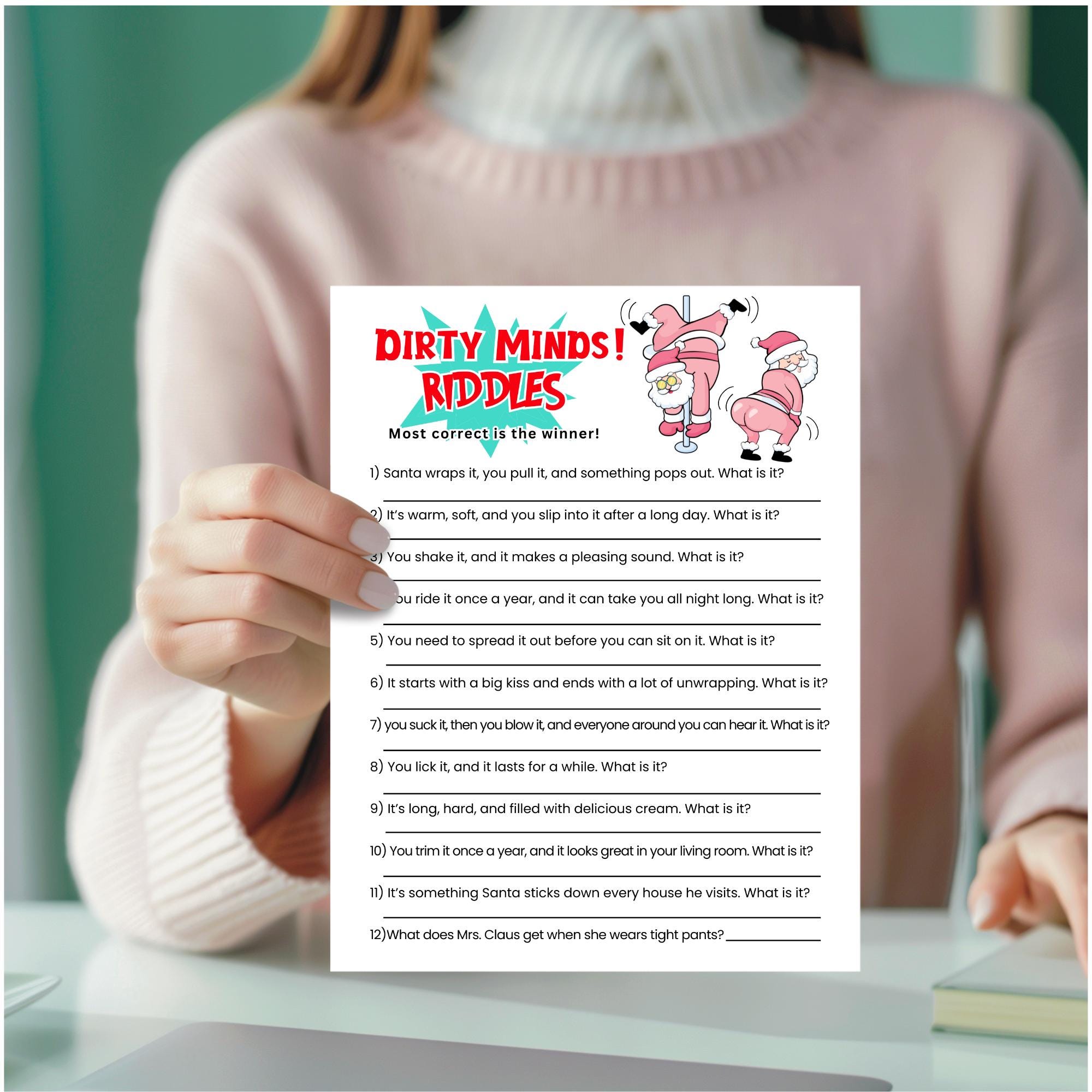 Christmas Trivia Games, Dirty Trivia Questions With Answers, Dirty ...