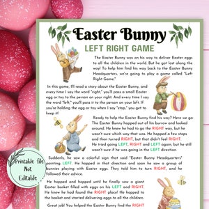 Easter Left Right Games, Easter Egg Exchange Game, Pass the Gift Game ...