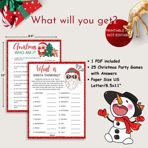 Christmas Trivia Bundle, Christmas Games Group Adult, Kids Christmas ...