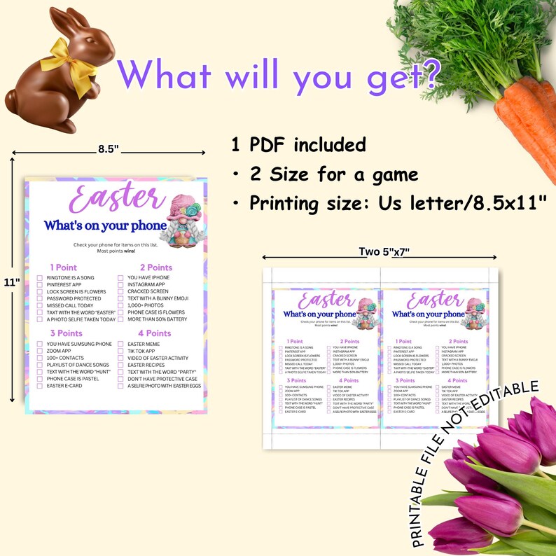 Easter What's on Your Phone Game, Easter Games Group Adults, Easter ...